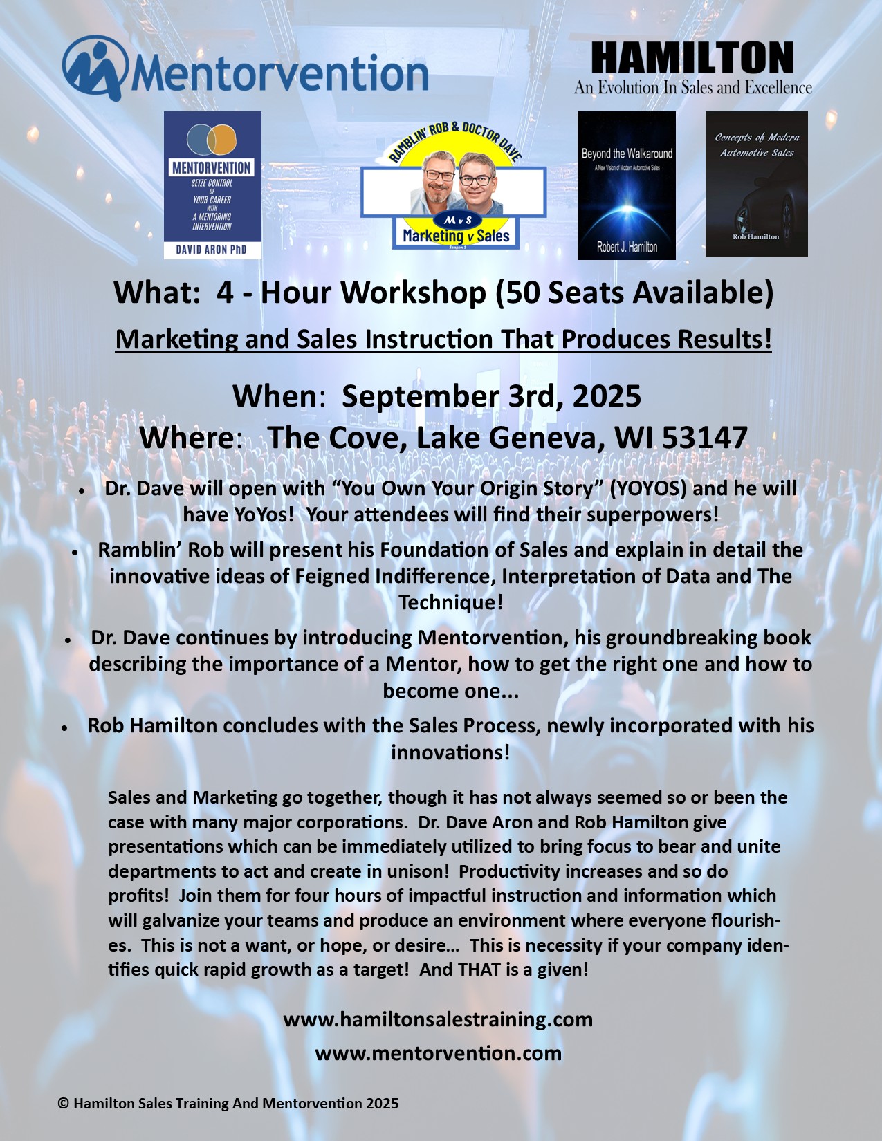 Workshop: Auto Sales Instruction • Rockford, IL • Hamilton Sales Training